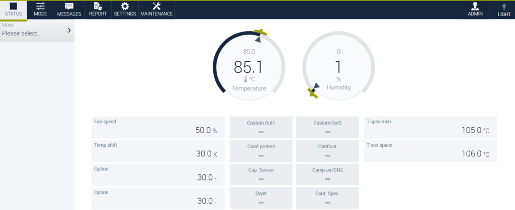 WEBSeason Test Chamber Controller | Weiss Technik